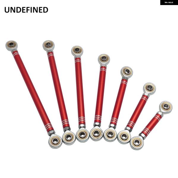 汎用 バイク シフト ロッドリンケージM6 40 60 80 100 120 140 160 180 200 220 240 260 280 300 320 340 400MMレッドCNCアルミ カスタム パーツ アクセサリーHigh-co...