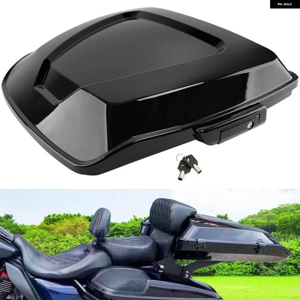 オートバイ ブラックレイザーチョップドキングパック トランク ラッチ ハーレー ツアーパックツーリングストリートグライド ウルトラ ロードキング 1997年以降 カスタム パーツ アクセサリーHigh-concerned chemical:...