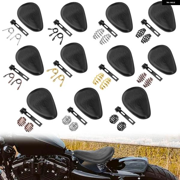 オートバイ ソロシート クッション ベースプレート スプリング シート パッド サドル ブラケット ハーレー チョッパー ホンダ ヤマハ スズキ カスタム パーツ アクセサリーHigh-concerned chemical:NoneBran...