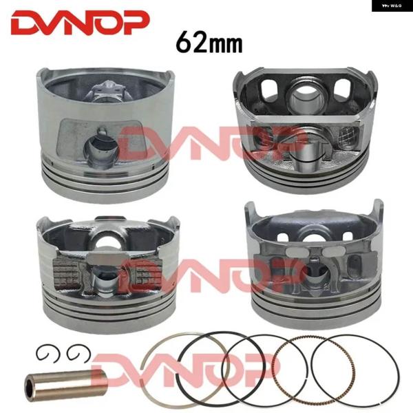 オートバイ 62MM ピストンピン 13MM 15MMセット キット アセンブリ CG150 CBB150 CGH150 CBH150 150CC 162FMJ ユーロ 2 スペアパーツ カスタム パーツ アクセサリーHigh-concer...