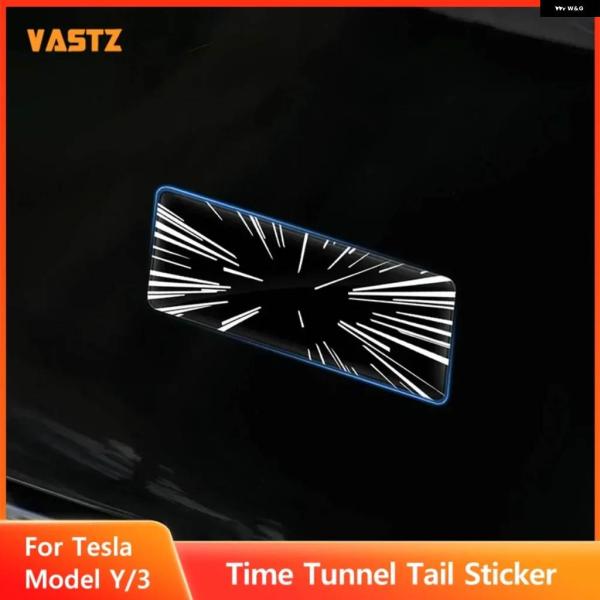 MODEL Y 3 テールマーク 高性能 装飾 ステッカー 時空模様 環境に優しい樹脂 防滴素材 カスタム パーツ アクセサリーHigh-concerned chemical:NoneCategory:PVCType Of Sticker:...