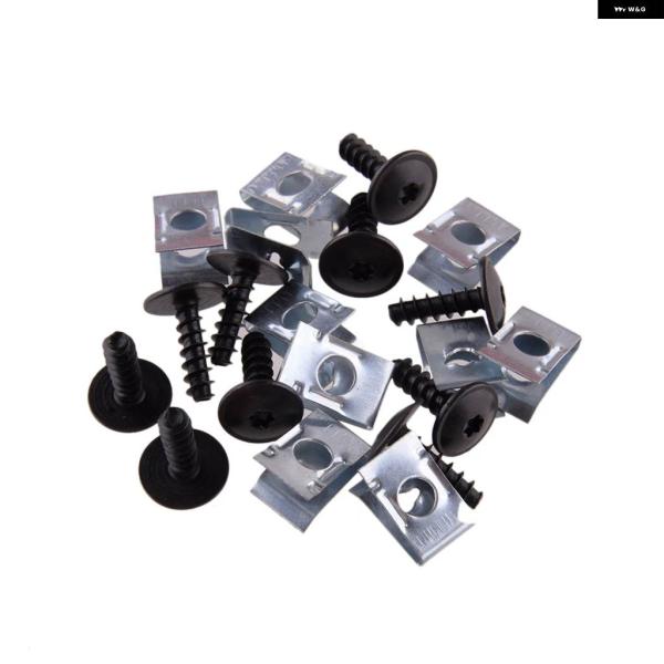 40個スピード Uナットクリップ トルクスタッピングスクリューボルト フェンダーライナー スプラッシュガード アンダーカバー VW アウディ N10433701 N90775001 カスタム パーツ アクセサリーHigh-concerned...