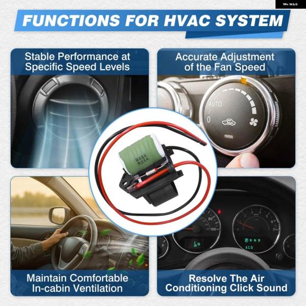 13427160 13427161 13289627 4ピン カー ラジエーター ファン ブロワーモーター 抵抗 ビュイック ヴェラーノ 2.4L シボレー クルーズ 1.4L 1.8L 2.0L カスタム パーツ アクセサリーHigh-c...