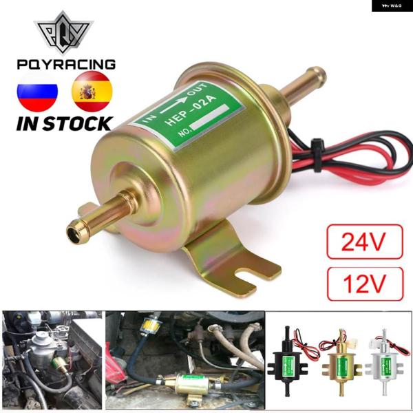 12V 24V 電動燃料 ポンプ 低圧ボルト固定ワイヤー ディーゼル ガソリン HEP-02A 車 キャブレター オートバイ ATV カスタム パーツ アクセサリーHigh-concerned chemical:NoneOther Part...