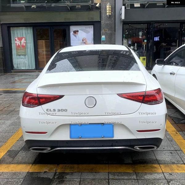 メルセデス ベンツ CLS300 350 CLS450 CLS53 セダン CLS C257 2018 -2021 カーボン リア トランク リップスポイラー カー スタイリング カスタム パーツ アクセサリーHigh-concerned ...