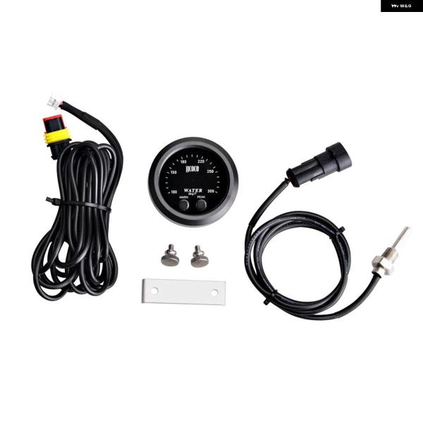 超薄型 汎用 52MM 2インチ 12V LED ディスプレイ 水温計 1/8NPTセンサーキット 赤色ライト付き カスタム パーツ アクセサリーSpecial Features:gaugeExternal Testing Certific...