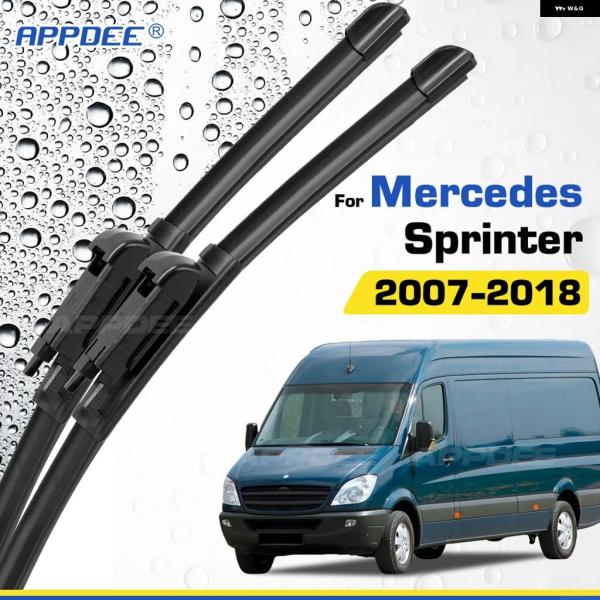 メルセデス ベンツ スプリンター NCV3 2007-2018 シリコンゴム ワイパー フロント ワイパー ブレード フロントガラス ウインドウブラシ カスタム パーツ アクセサリーHigh-concerned chemical:NoneP...