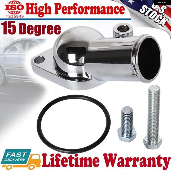 ウォーターネックサーモスタット ハウジング 15度 1968-1986 シボレー 350 SBC BBC クローム カスタム パーツ アクセサリーCountry/Region of Manufacture:CHINAOrigin:Mainl...