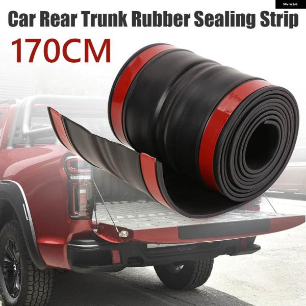 67X4インチ ゴム ピックアップ トラック 荷台 テールゲート 隙間 カバー 多機能 クラシック フィラー シール シールドキャップ カスタム パーツ アクセサリーHigh-concerned chemical:NoneBrand Nam...