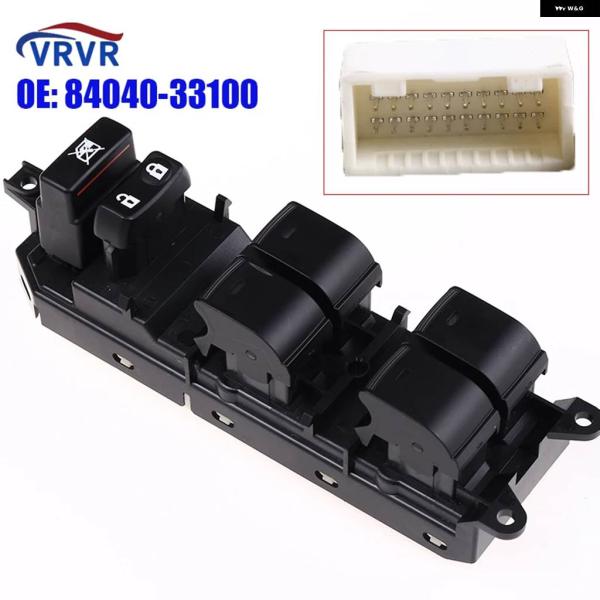 84040-33100 8404033100 パワー電動パワーマスターウィンドウスイッチ トヨタ カムリ プリウス ランドクルーザー ヴェンザ レクサス CT200 カスタム パーツ アクセサリーHigh-concerned chemica...