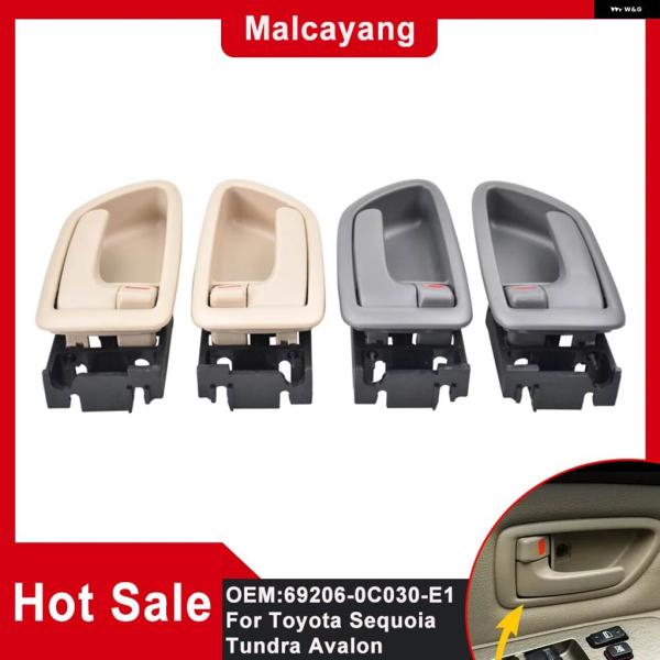 インナー インテリア ドアハンドル カーアクセサリー 69206-0C030-E1 トヨタ セコイア 2001-2007 タンドラ 04-06 アバロン 2000-2004 カスタム パーツ アクセサリーHigh-concerned che...