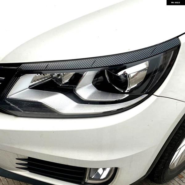 フォルクスワーゲン ティグアン ティグアン MK1 2011-2016 ヘッドライト アイブロウ カー ステッカー 外装 カスタム カスタム パーツ アクセサリーHigh-concerned chemical:NonePlacement o...