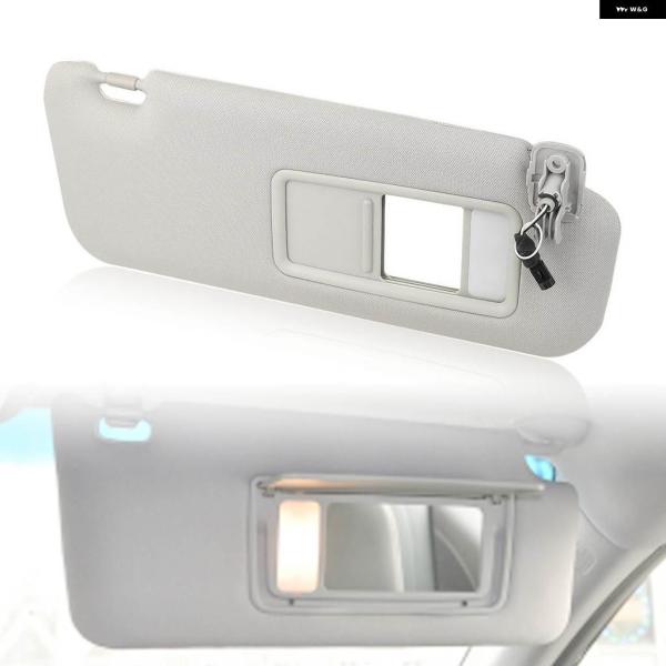 ライトグレー サンバイザー 右 助手席側 フロント ブラインド カバーシェード ミラー サンバイザー付き マツダ CX-9 CX9 2010 - 15 カスタム パーツ アクセサリーHigh-concerned chemical:NoneP...