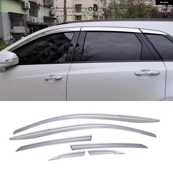 クローム ウィンドウバイザー デフレクター サン レインガード 6個セット キャデラック XT5 2017-2025 カスタム パーツ アクセサリーHigh-concerned chemical:NoneOrigin:Mainland Ch...