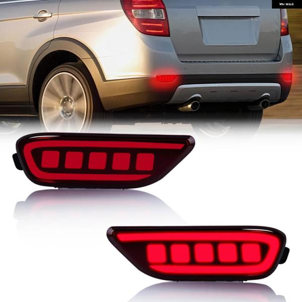 2個 LED バンパー ブレーキライト シボレー キャプティバ 2008-2014 テールランプ ウィンカーライト ドライビング リバースランプ カーアクセサリー カスタム パーツ アクセサリーHigh-concerned chemical...