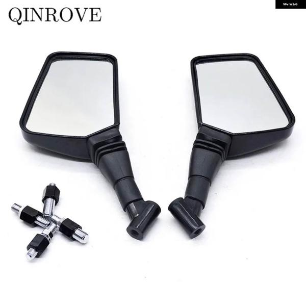 汎用 8/10MM オートバイ ABS バックミラー クリアガラス サイドミラー スズキ バーグマン 125 GSX650F ホンダ CB650R CB400PC X125 カスタム パーツ アクセサリーHigh-concerned che...
