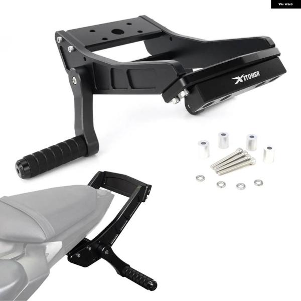 オートバイ 調整可能サブケージ スクレープバー付き ヤマハ FZ-07 / MT-07 2014-2025 リア フットレスト サブケージと12バー 12時 カスタム パーツ アクセサリーHigh-concerned chemical:No...