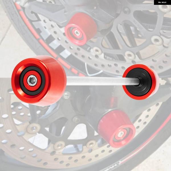 ドゥカティ マルチストラダ 1100 1200 1200 S 1260 モンスター 1200 1200 バイク フロントアクスル フォーク クラッシュ スライダー ホイール プロテクター カスタム パーツ アクセサリーHigh-concer...