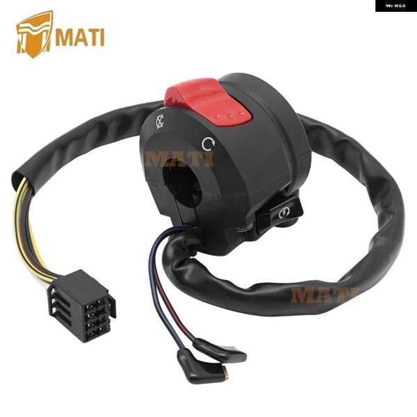 スズキ マティ ハンドルバー コントロール スイッチスタートキルストップ ボタン GSXR600 GSX-R600 GSXR750 GSX-R750 2006-2007 37200-01H30 カスタム パーツ アクセサリーFor ATV ...