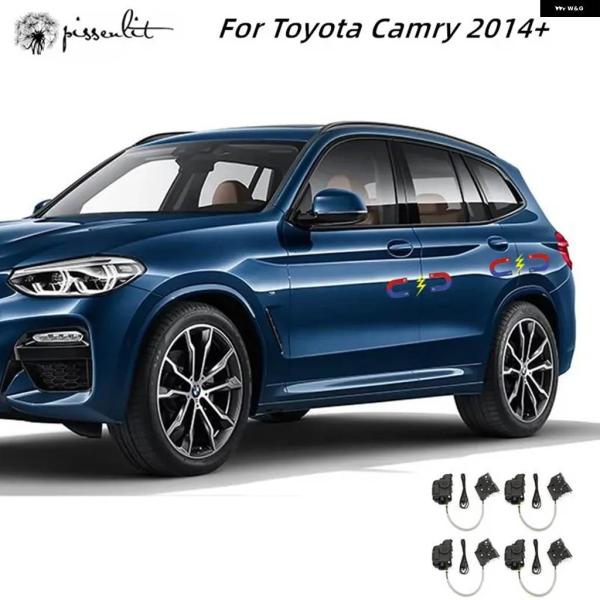 スマートオート電動吸引ドアロック トヨタ カムリ 2014+ 自動ソフトクローズドア 超静音車両ドア カスタム パーツ アクセサリーHigh-concerned chemical:NoneOther Part Number:Electric...