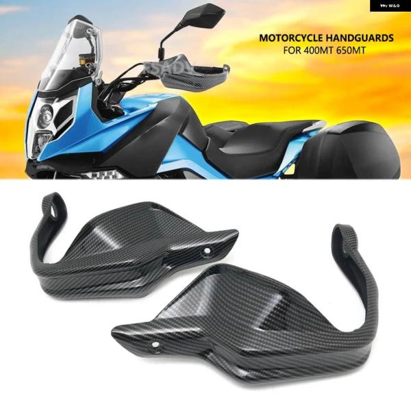 400MT 650MT ハンドガード ハンドプロテクション ウインドシールド ハンドガード カバー CFMOTO 650 MT 400 MT 2023 2024 バイク カスタム パーツ アクセサリーProtective parts:Bra...