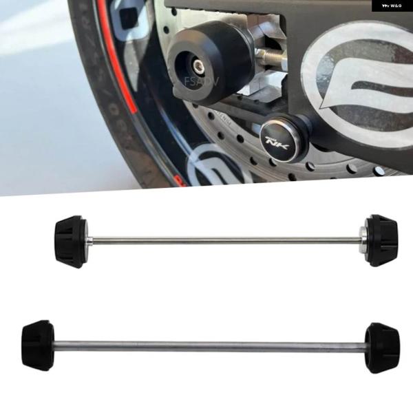CFMOTO 800NK 800MT 2021-2024 2023 フロント/リア ホイール プロテクター アクスル フォーク クラッシュ スライダー パッド 800 NK MT 落下ガード カスタム パーツ アクセサリーProtectiv...