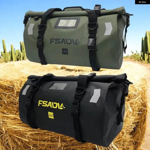 バイク 防水 テールバッグ 40L 66L バイク キャリア バックパック バイク シートバッグ テールトラベル ライダー用 キャリア リアバックバッグ カスタム パーツ アクセサリーHigh-concerned chemical:None...