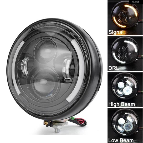 7インチ ラウンド バイク LED ヘッドランプ 距離ライト リ 7インチ バイク ヘッドライト カスタム パーツ アクセサリーHigh-concerned chemical:NoneWattage:30WItem Type:Headlig...