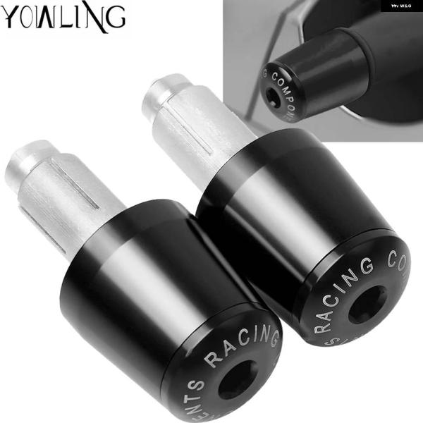 バイク 7/8インチ ハンドルバー エンドウェイト ハンドルバー グリップ キャップ ヤマハ ホンダ CB650F CB1000R CBR 600F4I CB400 アプリリア カスタム パーツ アクセサリーHigh-concerned c...