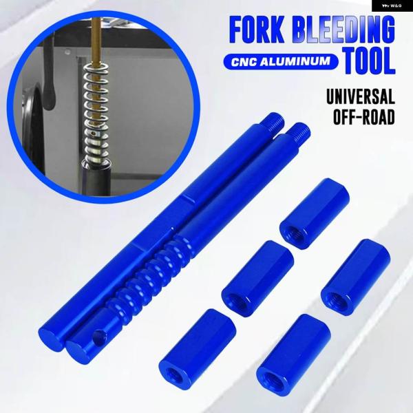 フォーク ダンパー ロッド保持ツール サスペンション フォーク ブリーディングツール フォーク スプリング コンプレッサーツール EXC ドゥカティ ホンダ ヤマハ カワサキ KX カスタム パーツ アクセサリーProtective par...