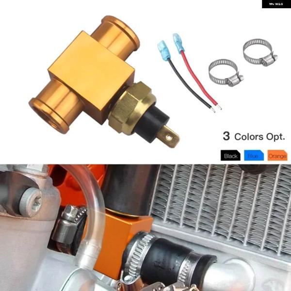 バイク 温度スイッチ ラジエーター ファン KTM 125-530 EXC EXCF XC XCF XCW SX SXF ファンサーモスタット ヤマハ カワサキ ホンダ カスタム パーツ アクセサリーHigh-concerned chemi...
