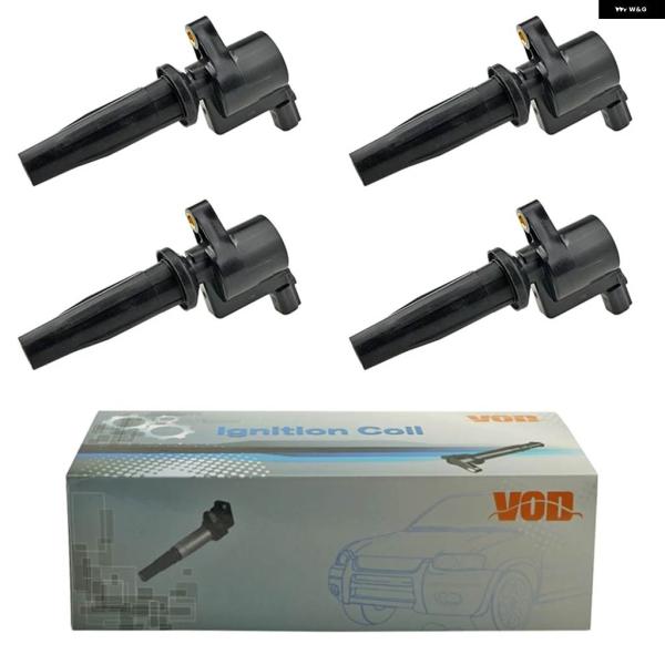 イグニッション コイル 4個 ボルボ C30 S40 S80 V50 V70 D フォーカス 2 1.8L 2.0L ギャラクシー 2006-2015 モンデオ トランジット 2.3L 4M5G12A366BC カスタム パーツ アクセサリ...
