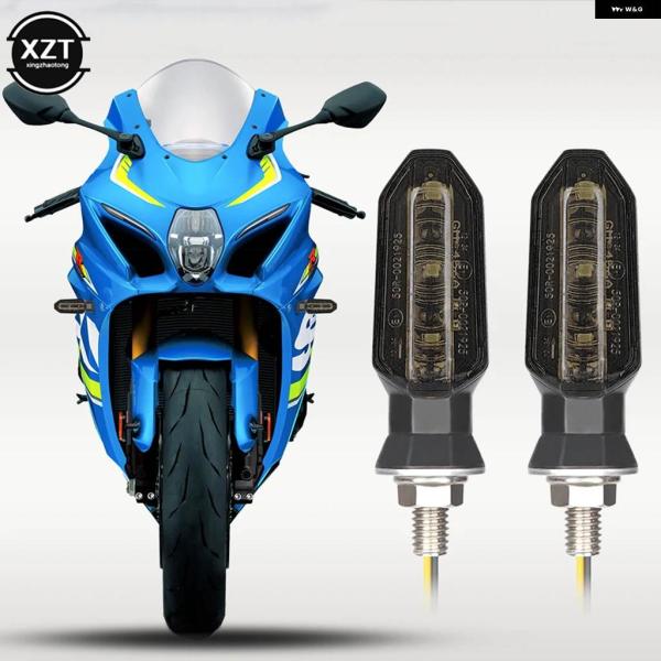 8MM ミニ バイク LED ウィンカーライト アンバー フラッシュライト ウィンカー ウィンカーランプ 12V モト インジケーター ランプ カスタム パーツ アクセサリーBattery Included:NoHigh-concerned...