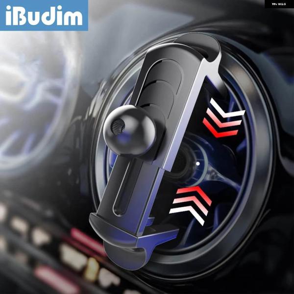 IBUDIM 車用 エアベント クリップ マウント 360度回転 17MMボールヘッド 車用丸型エア アウトレット ホルダー サポート カスタム パーツ アクセサリーHigh-concerned chemical:NoneType:Car ...
