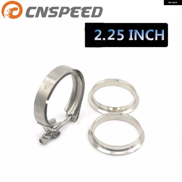 304 ステンレス 2” 2.25インチ2.5インチ 3インチ Vバンドクランプ 3インチインチ V-BAND 2.5 3インチエキゾーストフランジ 76MM ターボエキゾースト VBAND V クランプキット カスタム パーツ アクセサリ...