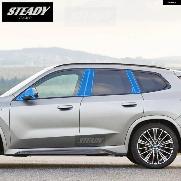 BMW U10 U12 IX1 2023 車 外装 PPF クリアペイントフィルム 傷防止 BC ウィンドウピラー ストリップ カスタム パーツ アクセサリーHigh-concerned chemical:NoneModel Name:Ex...