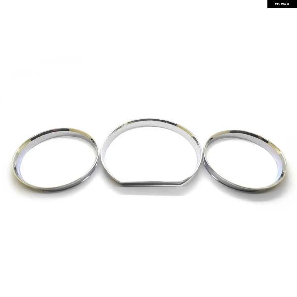 スピード メーター ゲージダイヤルリング ベゼル トリム リング メルセデス ベンツ W124 1984-1995 W126 1979-1991 クロームシルバー カスタム パーツ アクセサリーOrigin:Mainland ChinaSp...