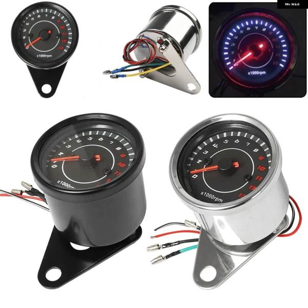 オートバイ タコメーター LED 12V バックライト 13K RPM シフト 防水 ステンレス ハウジング +ガラストップ 再アクセサリー カスタム パーツ アクセサリーHigh-concerned chemical:NoneOrigin...