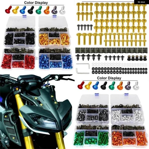ヤマハ YZ 426F 450F 450FX 65 85 85LW BWS 125 50 BWS125 BWS50 C3 XF50 MAJESTY オートバイ フェアリング ボルトキット ネジセット カスタム パーツ アクセサリーProte...