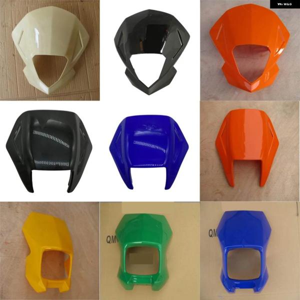 ダート バイク ヘッドライト カバー QINGQI GENESIS GS200 GS250 GXT200 QM200GY B/A QM250GY フロントウインドシールド用 カスタム パーツ アクセサリーHigh-concerned che...