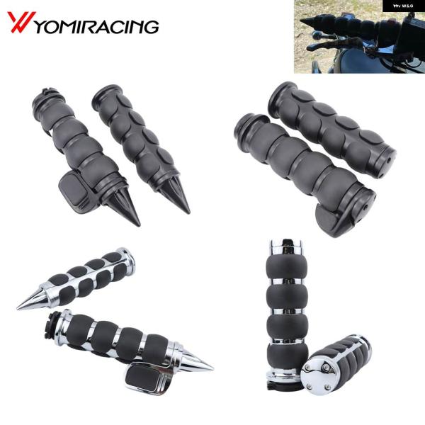 25MM 1インチ オートバイ ハンドルバー ハンドルバー エンド ハンド グリップ ハーレー クルーザー チョッパー ブールバード M109R ロードグライド 用 カスタム パーツ アクセサリーHigh-concerned chemica...