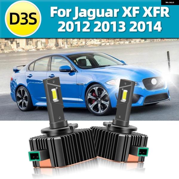 LED ヘッドライト HID D3S - CSP 35000LM 110W プラグプレイ 12V ヘッドランプ バルブ ジャガー XF XFR 車両用 2012 2013 2014 カスタム パーツ アクセサリーHigh-concerned...