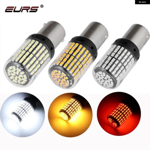 EURS T20 S25 CANBUS 1156 1157 LED バルブ 3014 144SMD LED P21W BAY15D BAU15S LED 7440 7443 車用ウィンカー ブレーキライト 12V カスタム パーツ アクセサ...