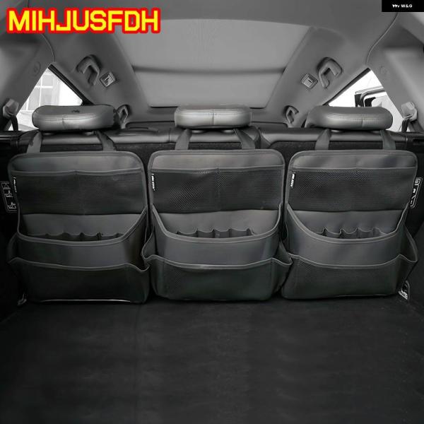 車用 トランク オーガナイザー リア 収納 バッグ ネット 大容量 多用途 オックス フォード モバイルシートバック オーガナイザー カスタム パーツ アクセサリーSpecial Features:Foldable,Adjustable,L...
