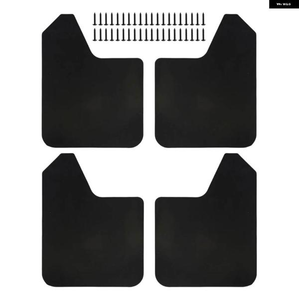 4X マッド フラップ フラップ 外装 パーツ カーガード マッド フラップ ピックアップ SUV 車 トラック 用 カスタム パーツ アクセサリーSpecial Features:MudflapsBrand Name:perfeclanO...