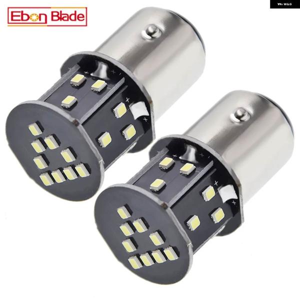 1157 BAY15D P21/5W LED 電球 6V 6ボルト クラシック ビンテージ オールドカー バイク 2016 24SMD ホワイト テール ブレーキ ライトランプ カスタム パーツ アクセサリーFor Vehicle Bran...