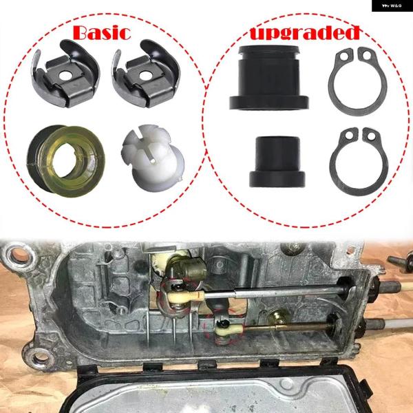 マニュアル ギア シフト レバー ケーブル ブッシングクリップリペアキット VW ポロ クラシック ダービー 1998-2003 FOX SEAT レオン MK1 1999 スペアパーツ カスタム パーツ アクセサリーHigh-concer...
