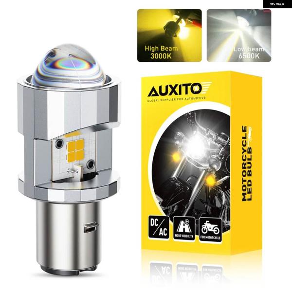 BA20D S2 H6 LED 12V プロジェクター オートバイ ヘッドライト ハイ/ロービーム 3000K 6500K モトスポットライト バイクランプ カスタム パーツ アクセサリーHigh-concerned chemical:No...