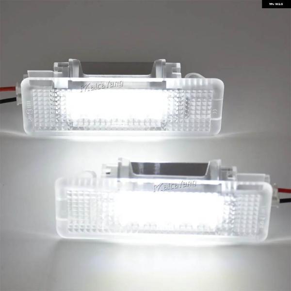 ドアウェルカムライト 12V BMW E53 X5 E39 Z8 E52 1ペア ホワイト SMD3528 LED カーテシーランプ バルブ キット カスタム パーツ アクセサリーHigh-concerned chemical:NoneFo...