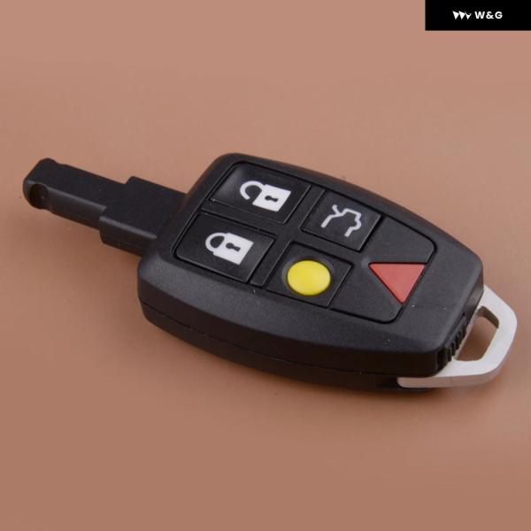 5 ボタン 車用リモートキーフォブ シェルケース ボルボ C30 C70 S40 V50 2007 - 10 2011 267T-5WK49259 31252736 カスタムパーツ アクセサリー 交換用部品Hign-concerned Ch...